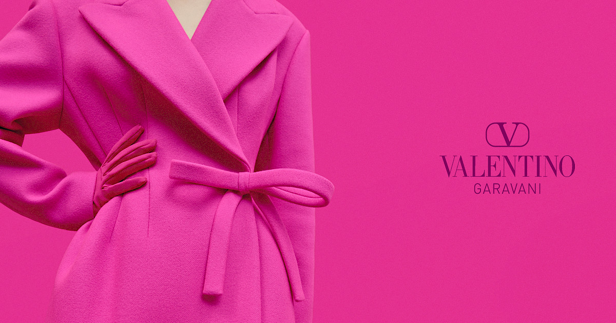 The new Valentino Pink PP collection is a monochrome journey into the ...